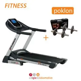 Motorna traka za trčanje B-PRO 9.1 + poklon set livenih tegova 20 kg Xplorer