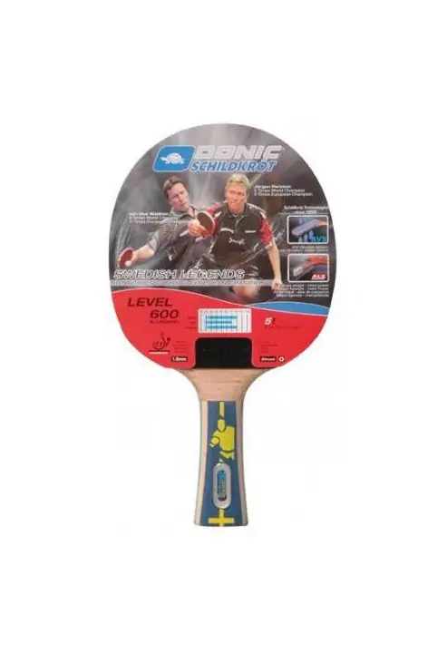 Reket za stoni tenis SWEDISH LEGENDS 600 ALLROUND donic