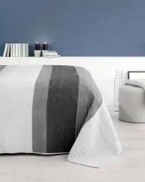 Prekrivač za krevet 160x220cm siva boja