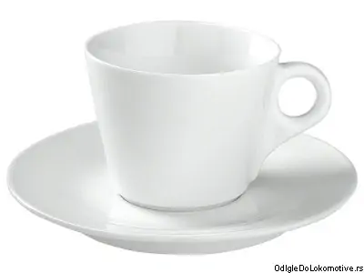 Šolja porcelanska sa tacnom za CAPPUCCINO