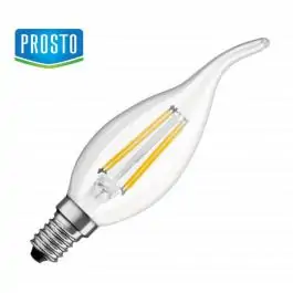 LED filament sijalica sveća toplo bela 3.9W PROSTO