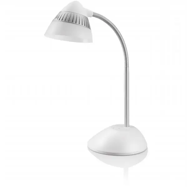 Stona lampa LED Cap bela PHILIPS