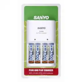 Punjač baterija MQN04-E-2700 sa 4 baterije 2700 mAh Sanyo