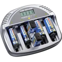 Punjač baterija POWERLINE 5 sa LCD ekranom ANSMANN