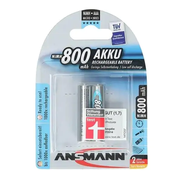 Punjiva baterija 800 mAh AAA NiMh HR-03 1/2 ANSMANN