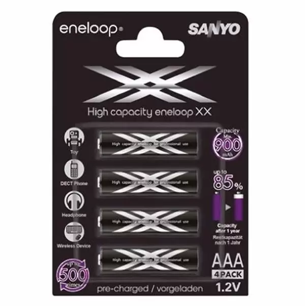 Punjive baterije Enelop HR-4UWX-4BP AAA 1000 mAh 4kom SANYO