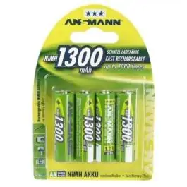 Punjiva baterija 1300 mAh AA, NiMh, LR06 4/1 ANSMANN