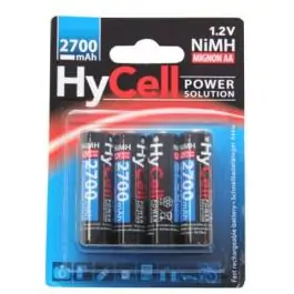 Baterije akumulatorske 2700 mAh AA, NiMh, 1.2V LR06 4/1 ANSMANN