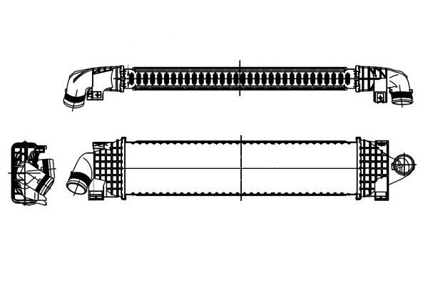 Hladnjak vazduha 3205J8A1 - FORD C-MAX, dizel, 11-15