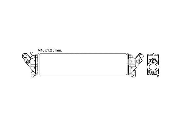 Hladnjak vazduha 50C1J81X - Mercedes-Benz Razred A (W176) 12-