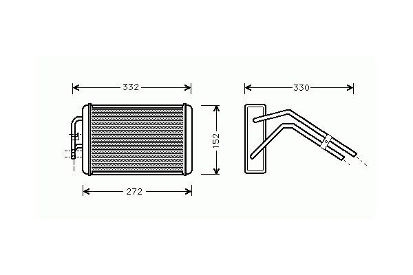 Grejač kabine Ford TRANSIT 94-00, 1113756