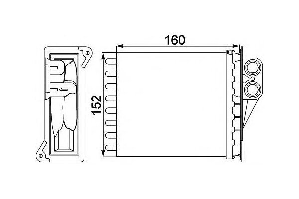 Grejač kabine Mercedes SPRINTER 06- (0038359001)