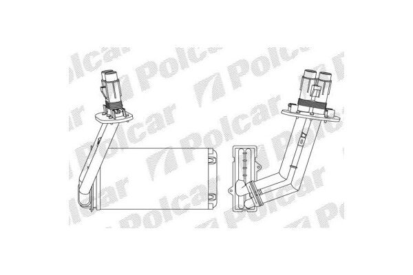 Grejač kabine Renault LAGUNA 94-01, 7701039481