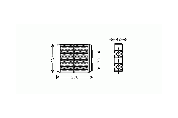 Grejač kabine Opel FRONTERA 91-03, 1806125