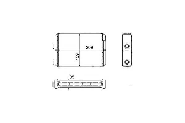 Grejač kabine LANCIA MUSA 04-12 (46722928)