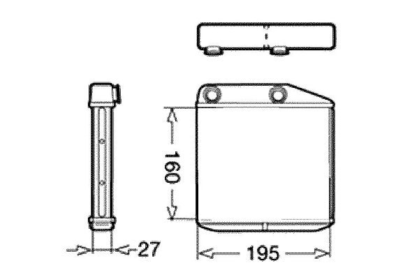 Grejač kabine Fiat PUNTO GRANDE 05-12 (55702423)