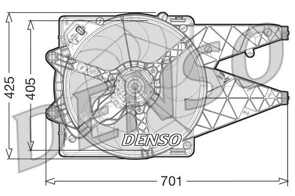 Ventilator hladnjaka 304223W4X - FIAT DOBLO (263), OEM, 10-