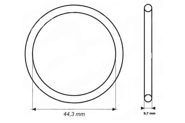 Dihtung termostata UOR03 - 44,2x5,7 mm