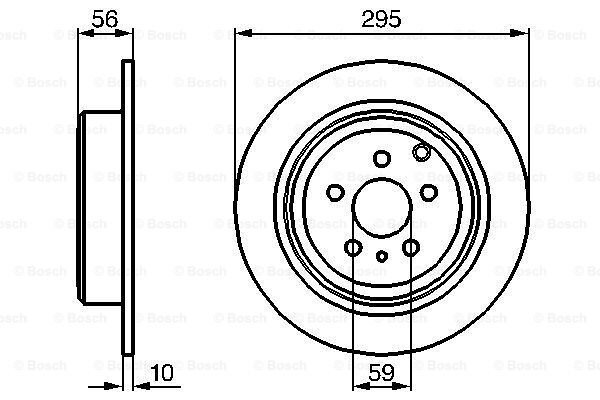 Zadnji kočioni diskovi BS0986478435 - Lancia Zeta 95-02