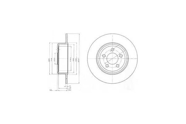 Zadnji kočione pločice S71-1354 - Chrysler 300C 04-11