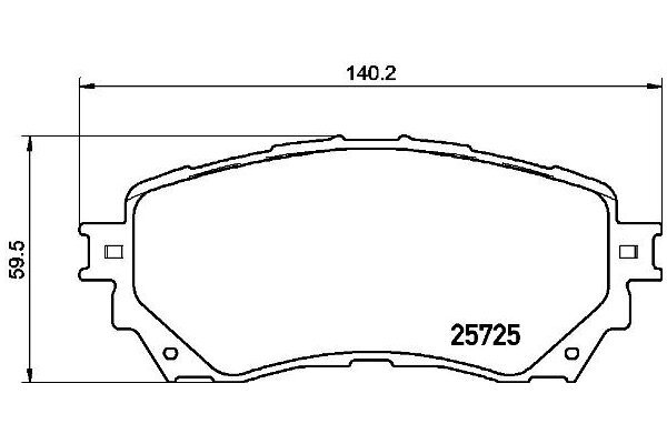 Prednje kočione pločice IE182126 - Mazda 6 12-