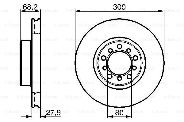 Prednji kočioni diskovi BS0986478197 - Mercedes-Benz Razred S 81-91