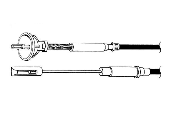 Sajla kvačila Volkswagen Golf 84-91, 806 mm