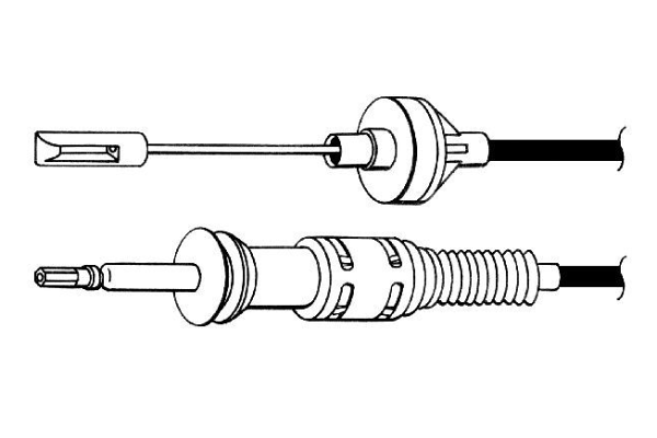 Sajla kvačila Volkswagen Golf 84-91, 826 mm