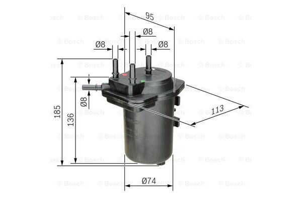 Filter za gorivo BS0450907014 - Renault Megane 02-08