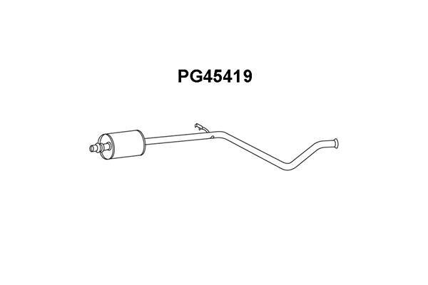 Auspuh Citroen C4 04-07, 2.0, srednji lonac