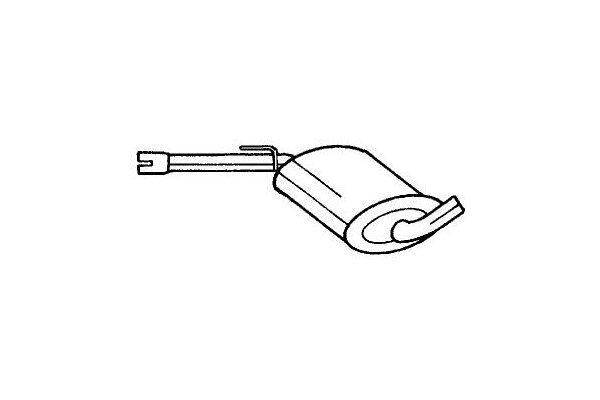 Auspuh 357253409 - Volkswagen Passat 88-96, srednji lonac