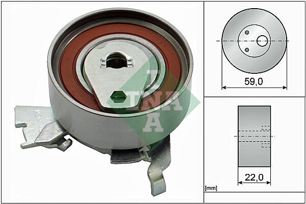 Komplet zupčastog kaiša (zatezač) 531027330 - Opel Astra -02