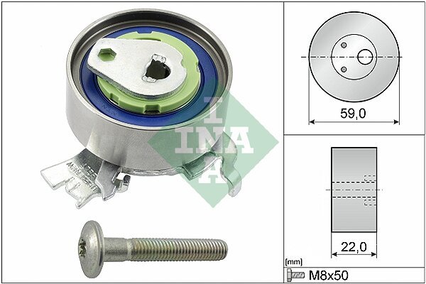 Komplet zupčastog kaiša (zatezač) 531051830 - Opel Corsa 93-06