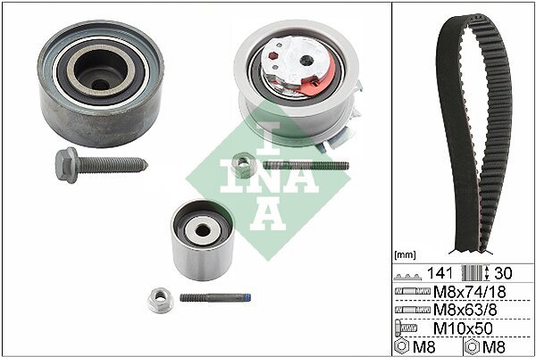 Komplet zupčastog kaiša 530040510 - Jeep Compass 07-11