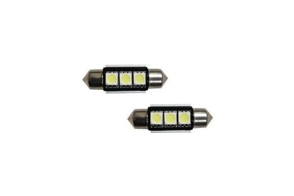 LED sijalice 70196 - C5W, 12V, 3xSMD, bela, 2 komada