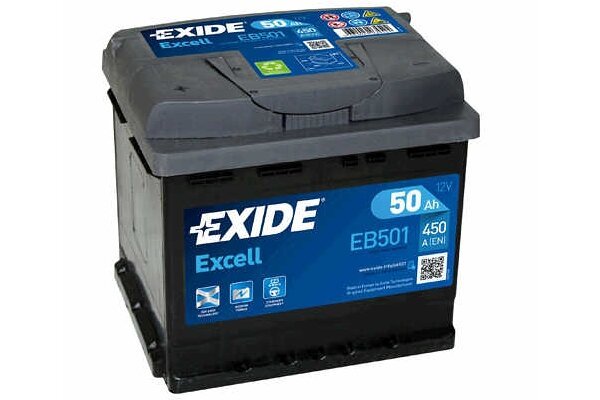 Akumulator Exide EB501 50 Ah L+