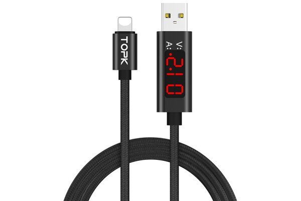 Kabal USB - 8pin, AC27, 3A, 1m, crn