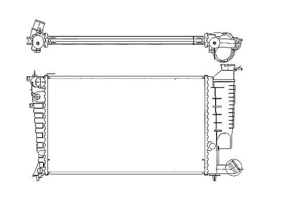 Hladnjak vode Citroen Xsara 97-00