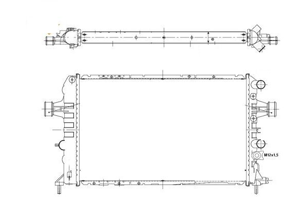 Hladnjak vode Opel Zafira 05-11