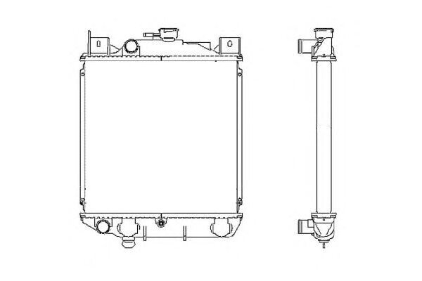 Hladnjak vode 740208-4 - Suzuki Swift 89-96