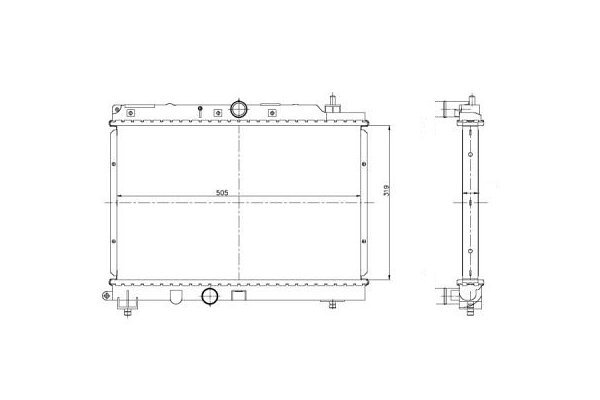 Hladnjak vode Honda Accord 93-97