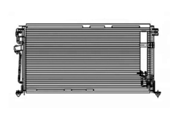 Kondenzator klime 5231K8C2 - Mitsubishi Lancer 99-03