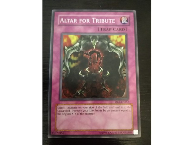 Yu-GI-OH!-Altar for Tribute