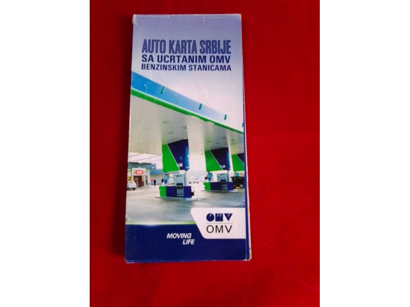 AUTO KARTA SA UCRTANIM OMV BENZINSKIM STANICAMA