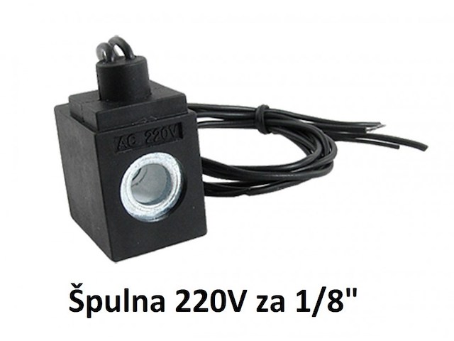 Spulna 220V AC za pneumatske razvodnike 1/8