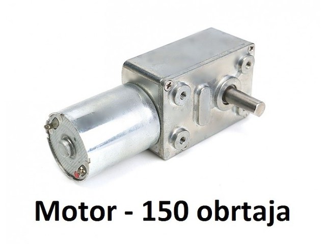 Elektromotor sa reduktorom - 12V - 150RPM