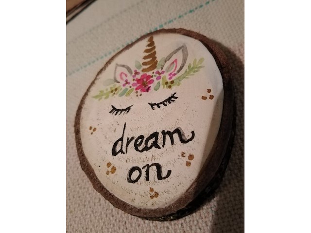 Handmade(oslikan na drvetu) Unicorn, magnet