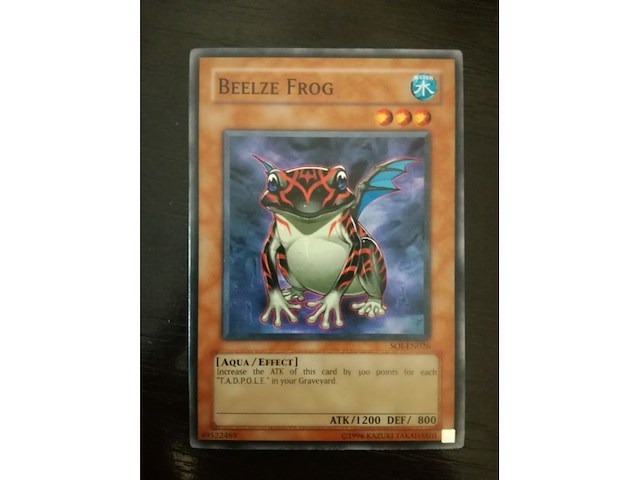 Yu-GI-OH!-Beelze Frog