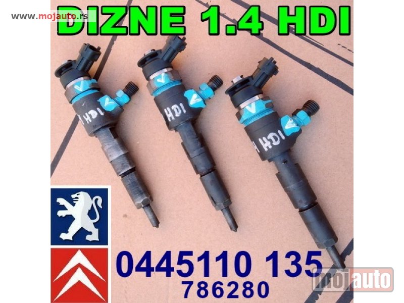 DIZNE 1,4 HDI Bosch 0445110 135 786280 Pežo Peugeot Citroen