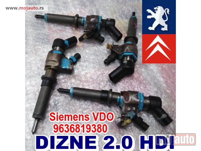 DIZNE 2.0 HDI Siemens VDO 9636819380 Pežo Peugeot Citroen